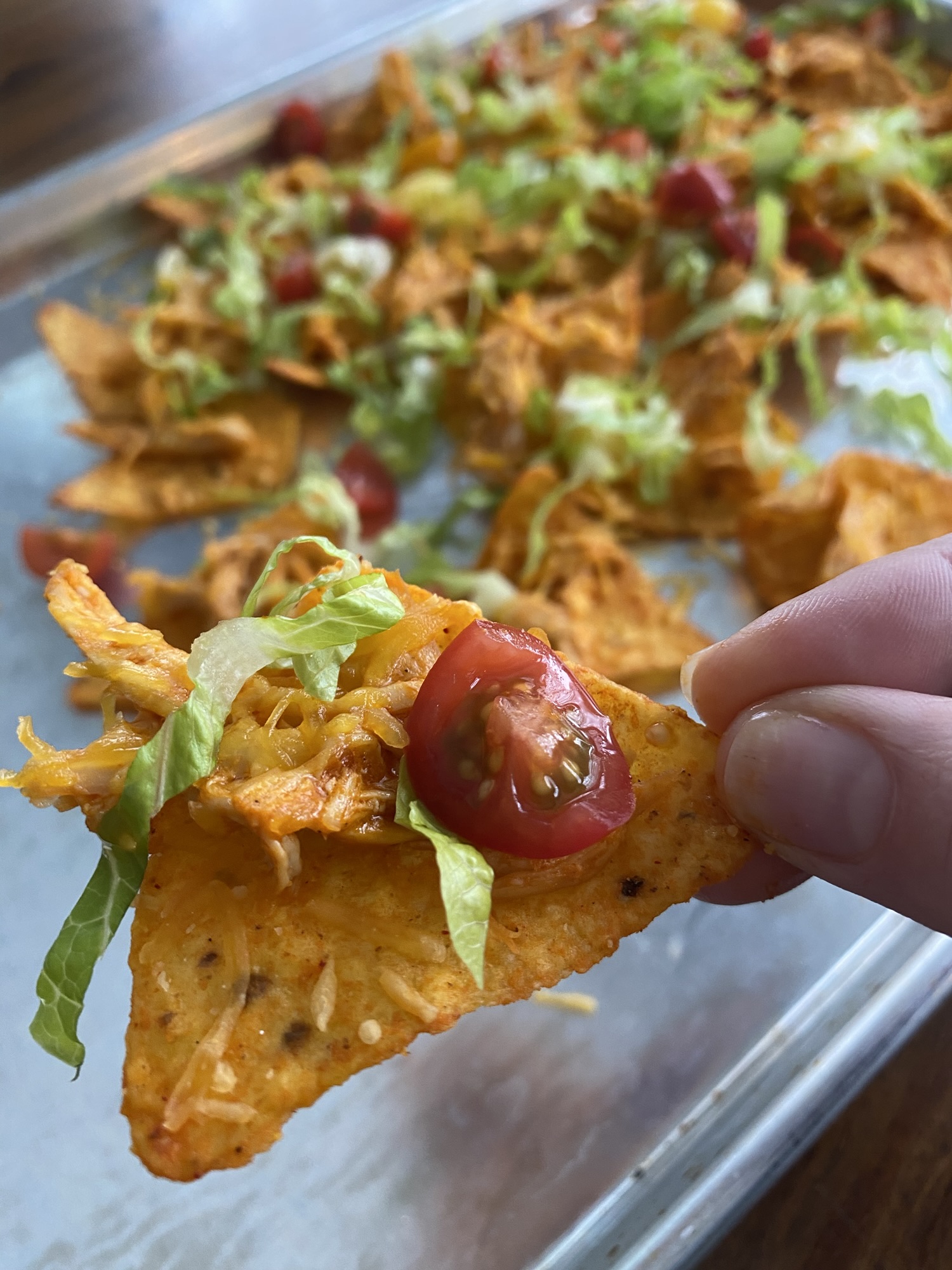 Buffalo Chicken Nachos (made with Nacho Cheese Doritos) - Land of ...